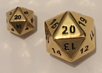 Crystal Caste: Giant d20 Dwarven Metal®