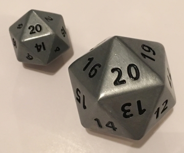 Crystal Caste: Giant d20 Dwarven Metal®