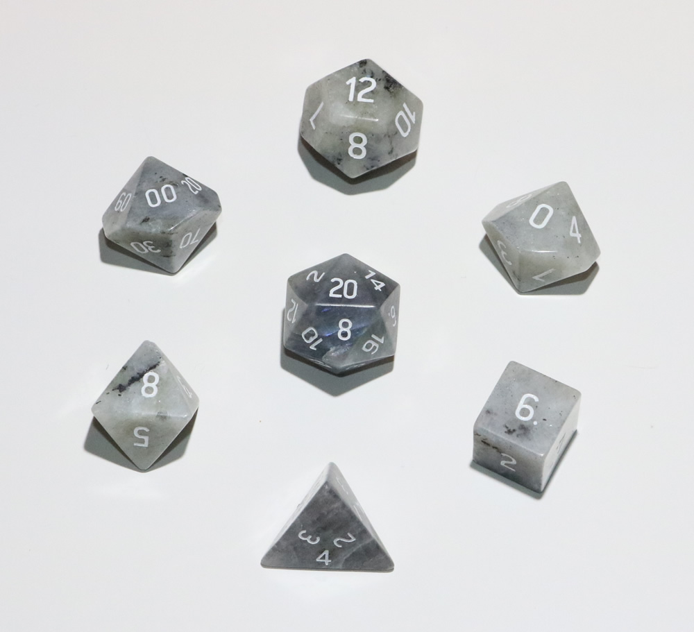 Crystal Caste: Labradorite Dwarven Stone 16mm