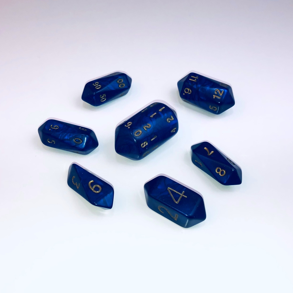 Crystal Caste: 7 pc Crystal Otherworld-blue