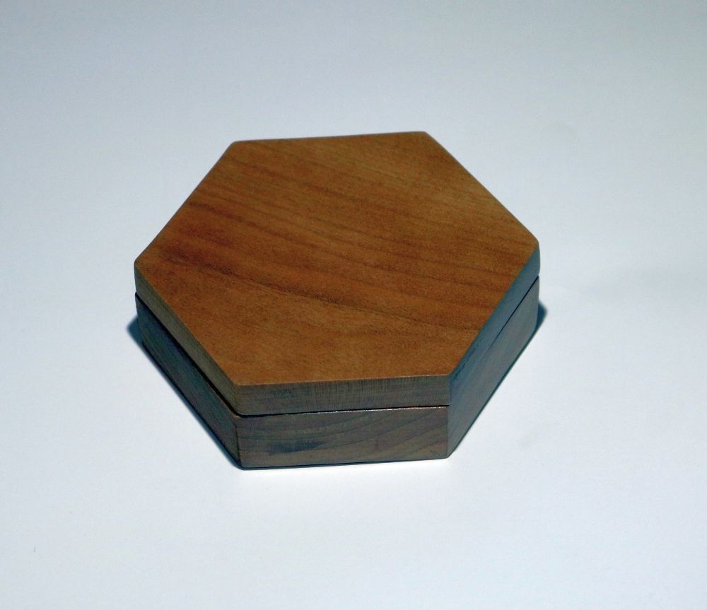 Crystal Caste: DiceHive™ Cherry wood Dice case
