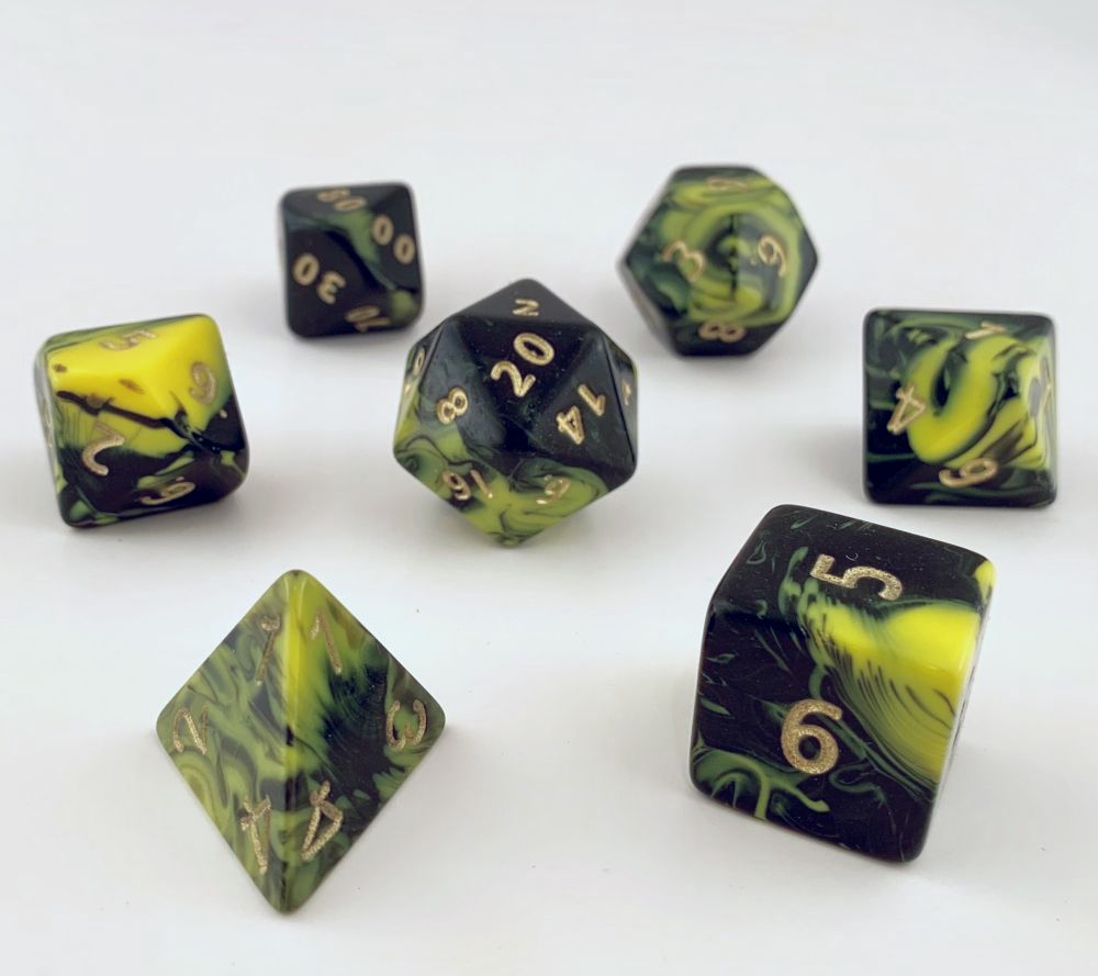 Crystal Caste: Giant 7 piece set of yellow 35mm Oblivion® colors!